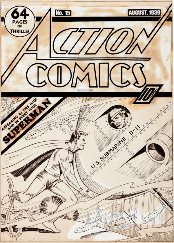 La portada original de Action Comics #15 vendida por 286.000 dólares ...